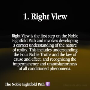 The Noble Eightfold Path – Buddhism - Dhamma Source