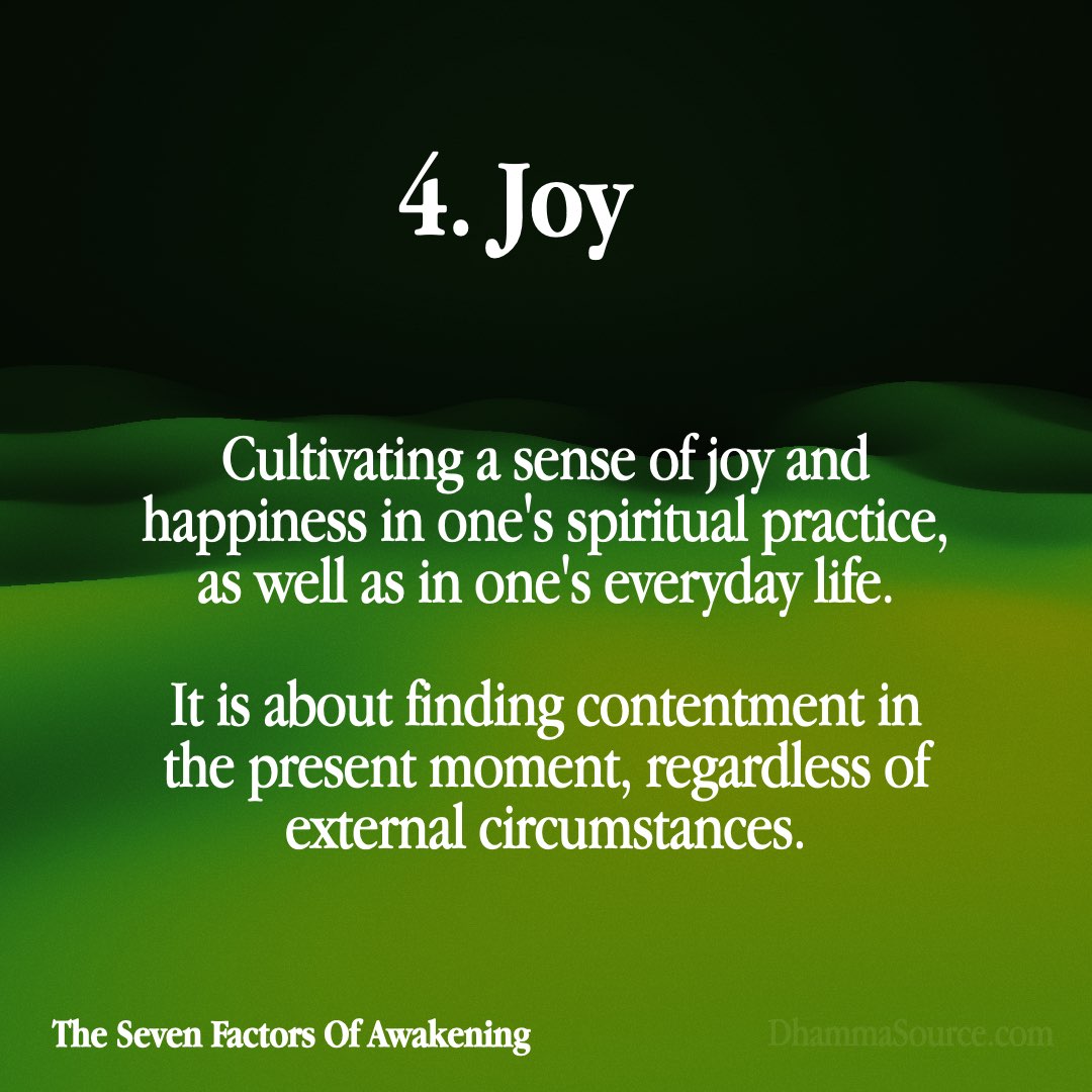 The Seven Factors of Awakening - Dhamma Source